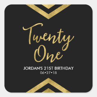 21st Birthday Stickers | Zazzle