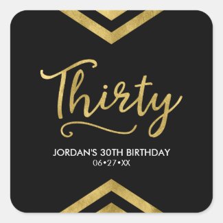 Multi Stickers: Adult Happy Birthday Stickers