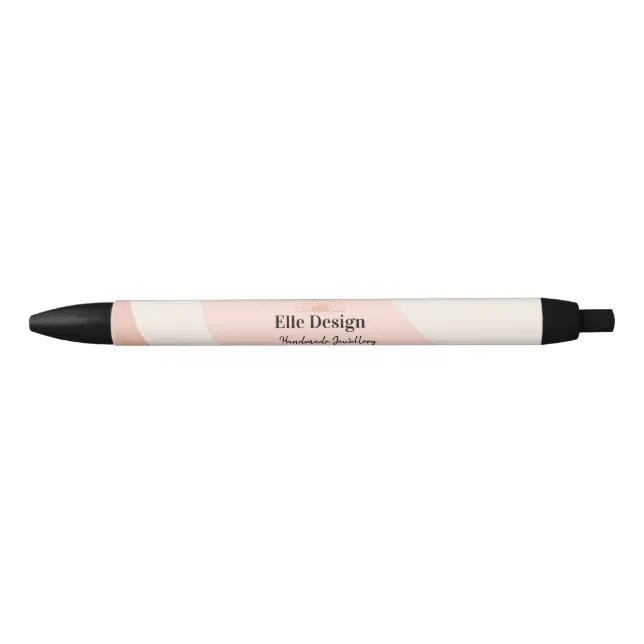 Modern Feminine Blush Pink Professional Logo Pen | Zazzle