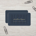Modern Firefighter Emergency Disaster Rescue Blue Business Card | Zazzle