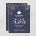 Modern Fireworks Graduation Announcement | Zazzle