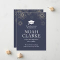 Modern Fireworks Graduation Announcement | Zazzle