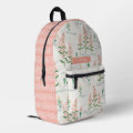 Modern Floral Backpack | Zazzle
