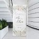 Modern Floral Wedding Welcome Minimalist Retractable Banner | Zazzle