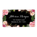 Modern Floral Wrapping Classy and Romantic Label | Zazzle