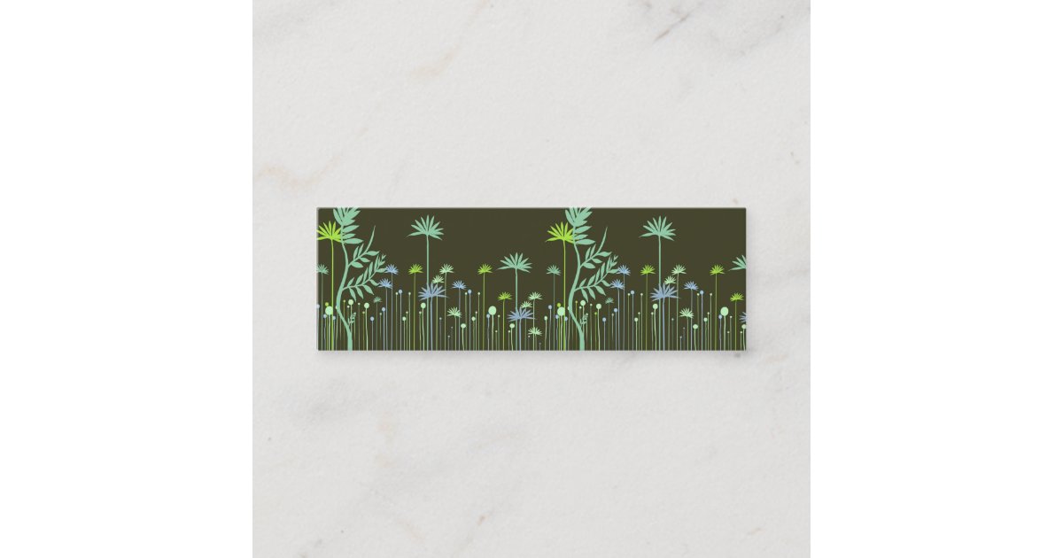 Modern Flowers Mommy Calling Card | Zazzle