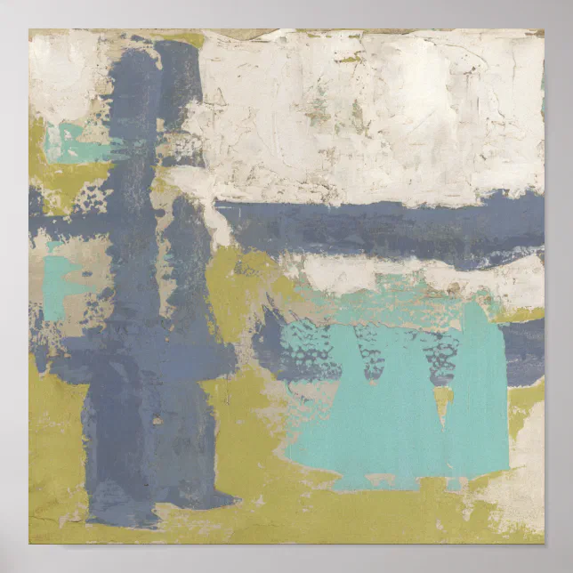 Modern Free Expression Painting Poster | Zazzle