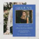 Modern French Blue Two Photo Graduation Party Invitation | Zazzle