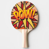 Modern Fun POW Comic Book Pop Art Ping Pong Paddle | Zazzle