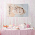 Modern Funeral | Celebration of Life Large Photo Banner | Zazzle