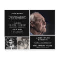 Modern Funeral Service Program Celebration of Life Flyer | Zazzle