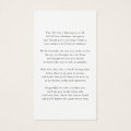 Modern Funeral Sympathy Photo Memorial Prayer Card | Zazzle