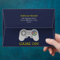 Modern Gamer Any Age Birthday Envelope | Zazzle