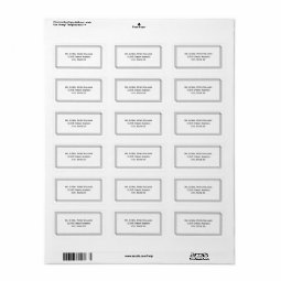 Modern Geomentric Lines - Address Label | Zazzle