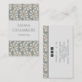 Modern Geometric Abstract Shapes Pattern Business Card | Zazzle