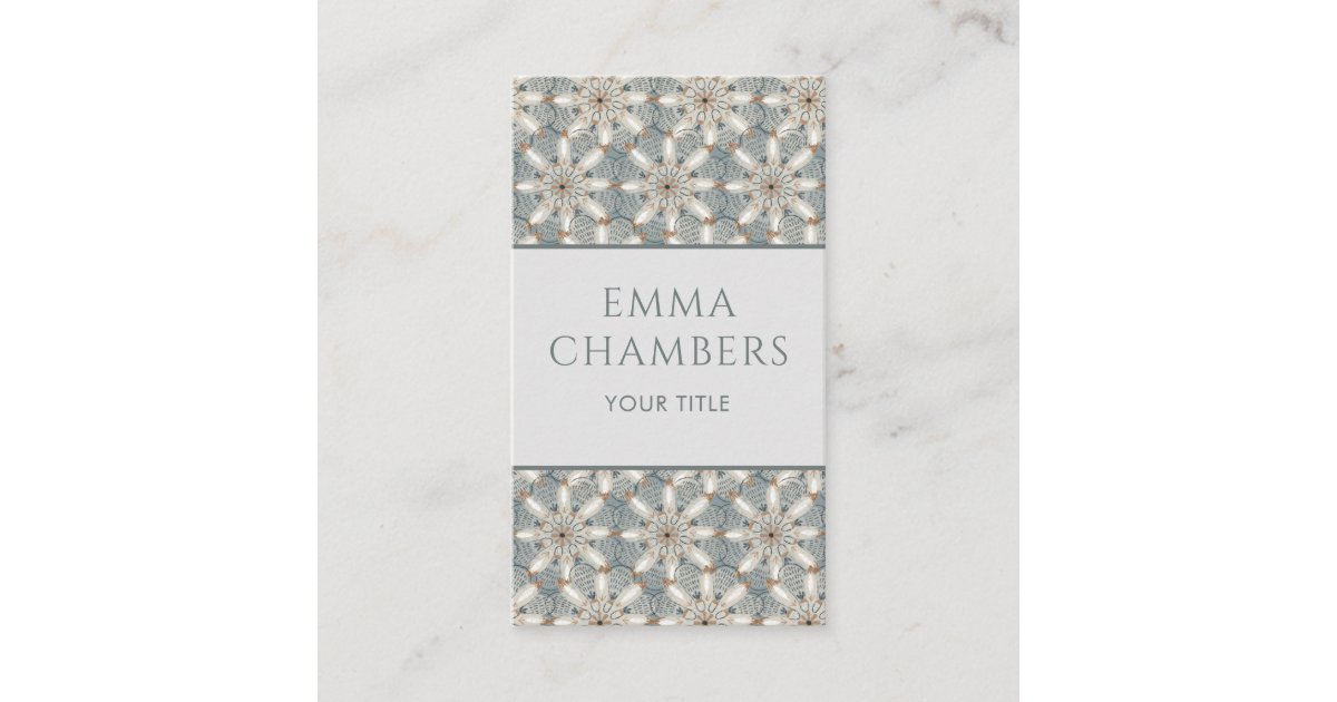 Modern Geometric Abstract Shapes Pattern Business Card | Zazzle