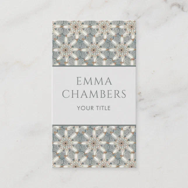 Modern Geometric Abstract Shapes Pattern Business Card | Zazzle