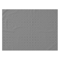 Modern Geometric Black and White Diamond Pattern Tablecloth | Zazzle