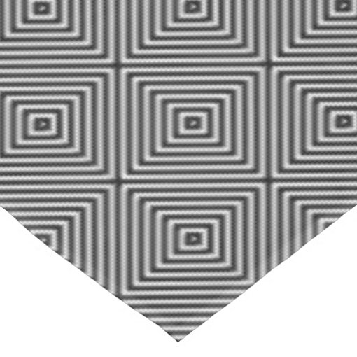 Modern Geometric Black and White Diamond Pattern Tablecloth | Zazzle