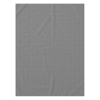 Modern Geometric Black and White Diamond Pattern Tablecloth | Zazzle