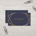 Modern Geometric Pattern Business Card | Zazzle