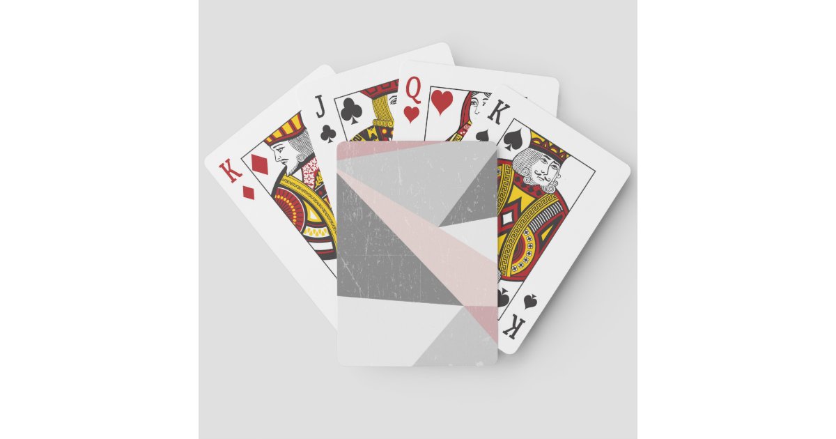 Modern Geometric Playing Cards | Zazzle