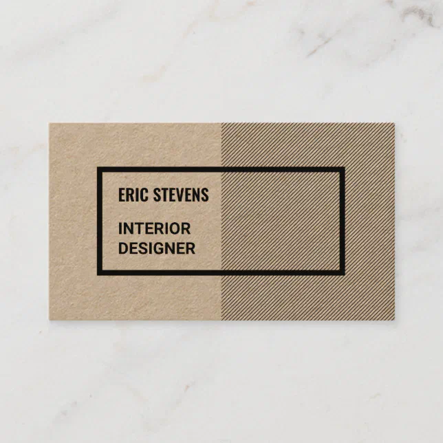 Modern geometric professional business card | Zazzle