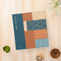 Modern Geometric Project Plan Binder | Zazzle