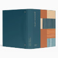 Modern Geometric Project Plan Binder | Zazzle