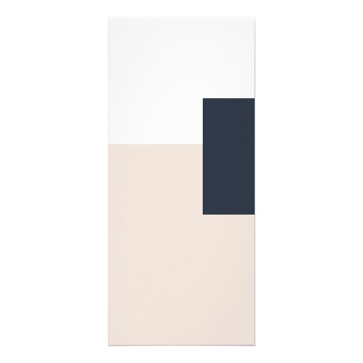 Modern Geometric Rack Card | Zazzle