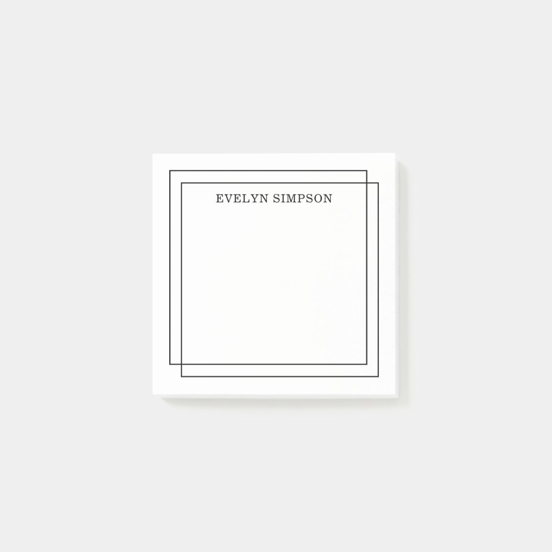 Modern Geometric Simple Post-it Notes | Zazzle