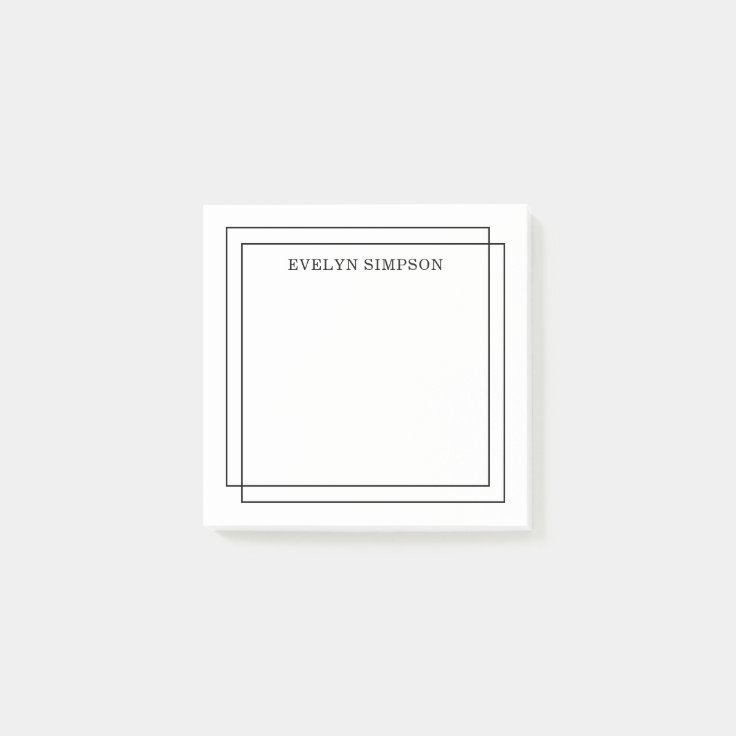 Modern Geometric Simple Post-it Notes | Zazzle