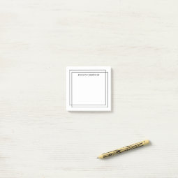 Modern Geometric Simple Post-it Notes | Zazzle