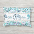 Modern Geometric Triangle Beach Glass Pattern Outdoor Pillow | Zazzle