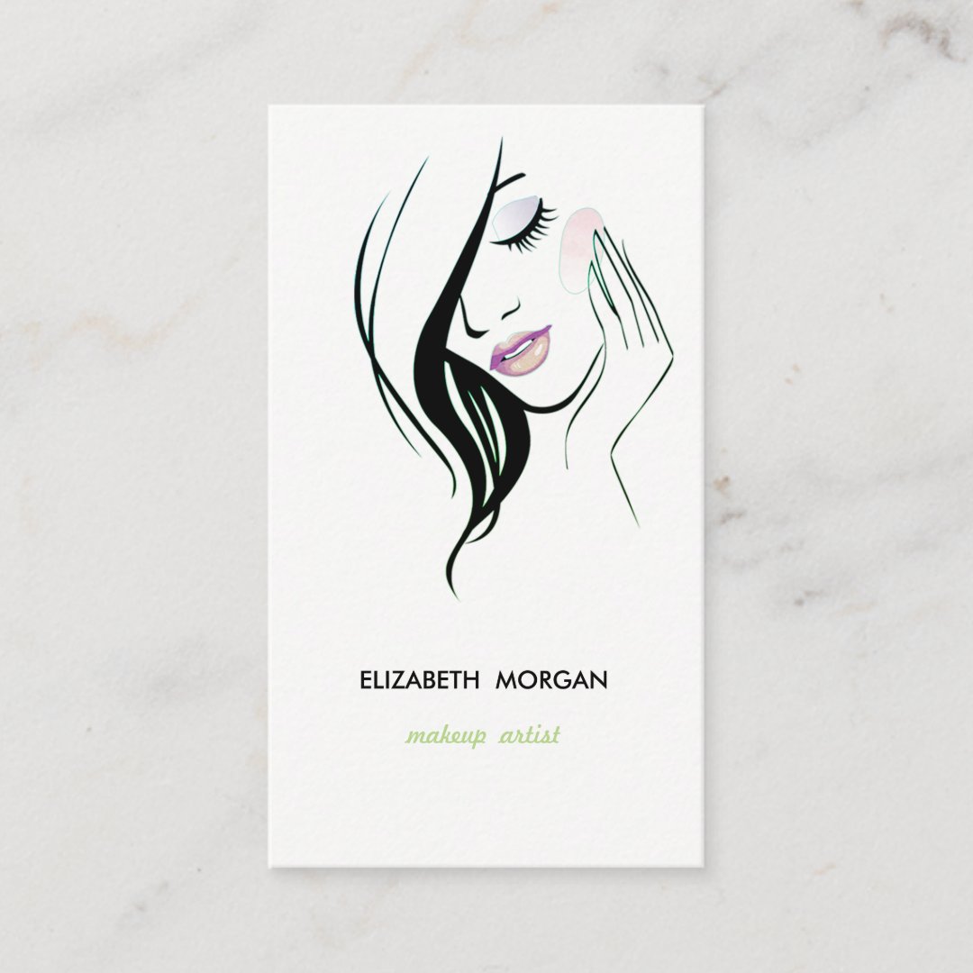 Modern Girly Professional Minimalist Business Card | Zazzle