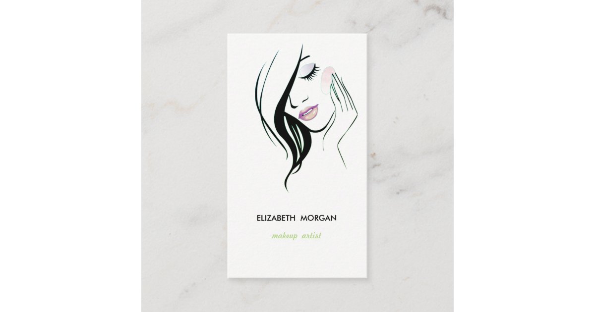 Modern Girly Professional Minimalist Business Card | Zazzle