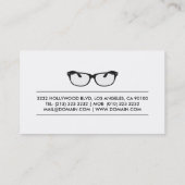 Modern Glasses Optician Business Card | Zazzle
