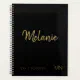 Modern Gold Black Elegant Monogram 2023 Planner | Zazzle