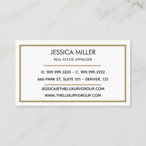 Modern Gold Black Tie Luxury Elegant Script Logo Calling Card | Zazzle