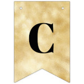 Modern Gold Calligraphy Black Graduation Bunting F Bunting Flags | Zazzle