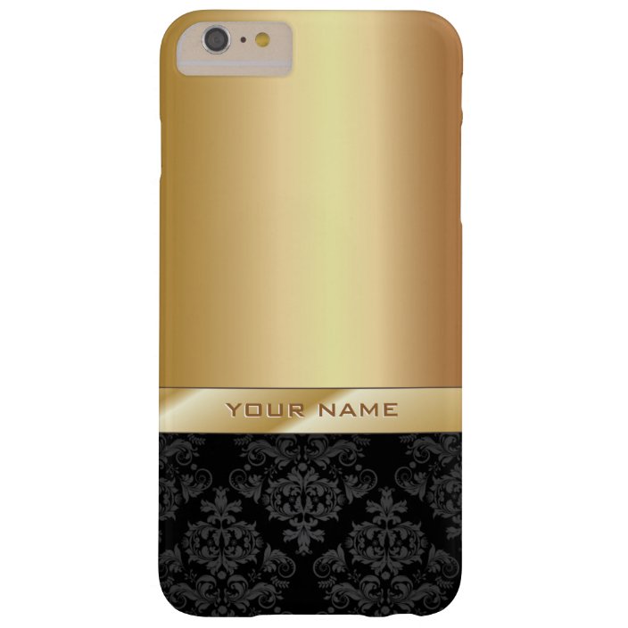 Modern Gold Foil Custom Name iPhone 6 Plus Case | Zazzle.com