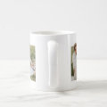 Modern Gold Letter N Flower | Two Photo Monogram Coffee Mug | Zazzle