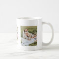 Modern Gold Letter N Flower | Two Photo Monogram Coffee Mug | Zazzle