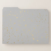 Modern Gold Paint Splatters Pattern File Folder | Zazzle