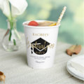 Modern Gold Script Graduation Party Welcome Sign Paper Cups | Zazzle