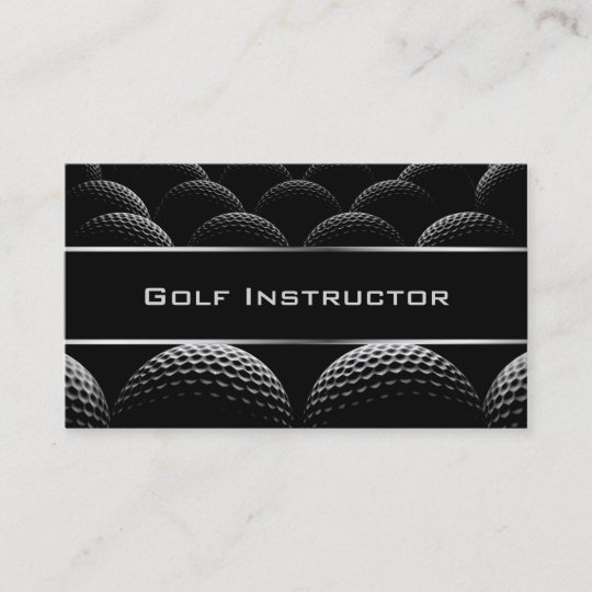 Modern Golf Instructor Business Card | Zazzle.com