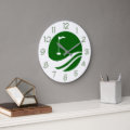 Modern Golf Theme Men's Wall Decor Clocks | Zazzle