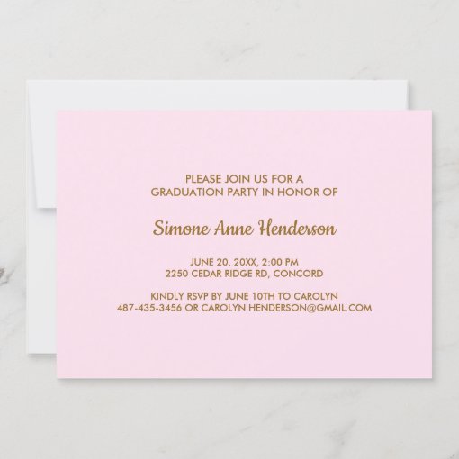 Modern Grad Photo Collage Funny Graduation Party Invitation | Zazzle