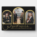 Modern Graduate | 3 Arched Photo Collage Plaque | Zazzle