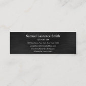 Modern Graduate Class of Name Card Insert Black | Zazzle